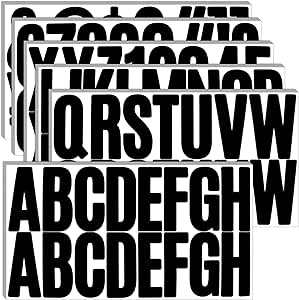 Amazon.com: Bemeol 500 Pieces 30 Sheets Large Letter Stickers 2.5 Inch ...