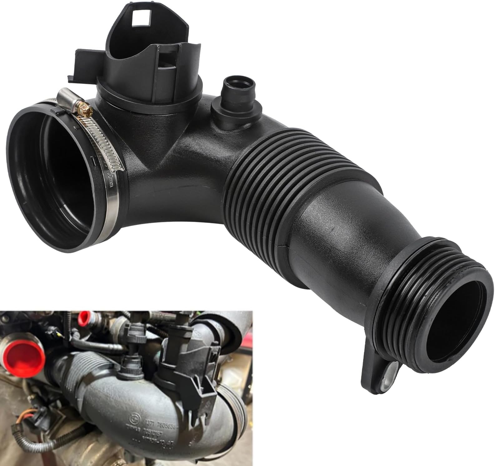 Amazon.com: Air Intake Inlet Duct Tube Pipe Hose 13717605638 Compatible ...