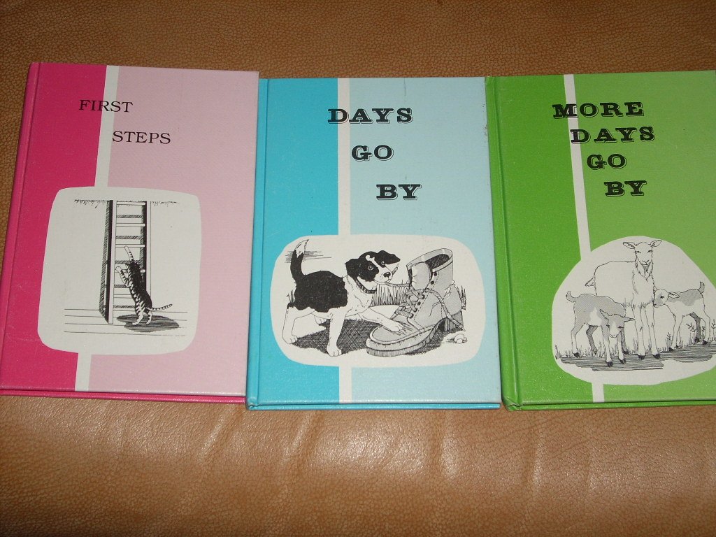 Set of (3) Grade 1 Hardcover Books - FIRST STEPS (Preprimer), DAYS GO ...