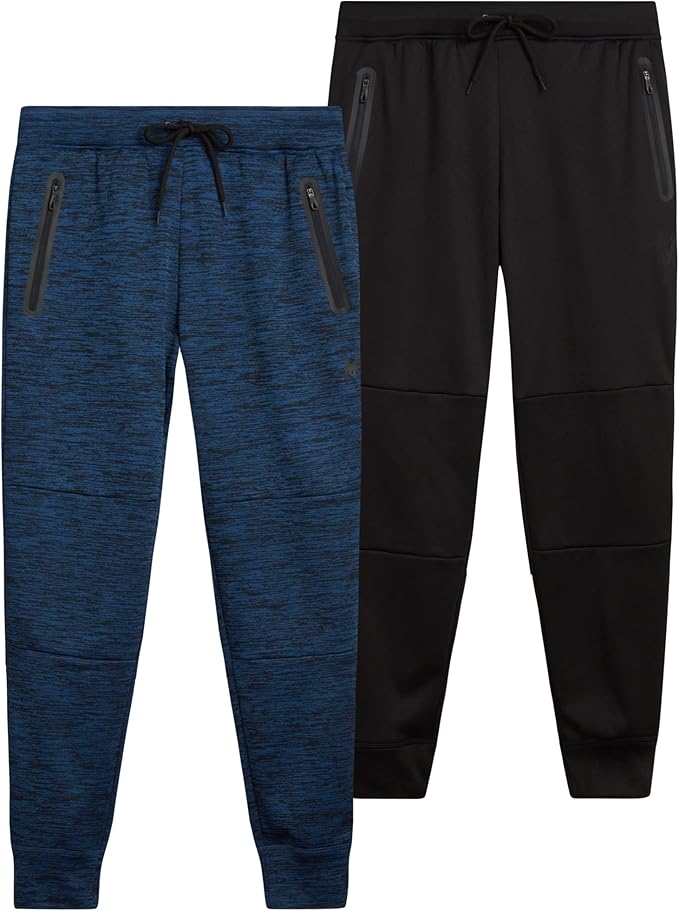 Amazon.com: Spyder Men's Active Sweatpants - 2 Pack Performance Tech ...