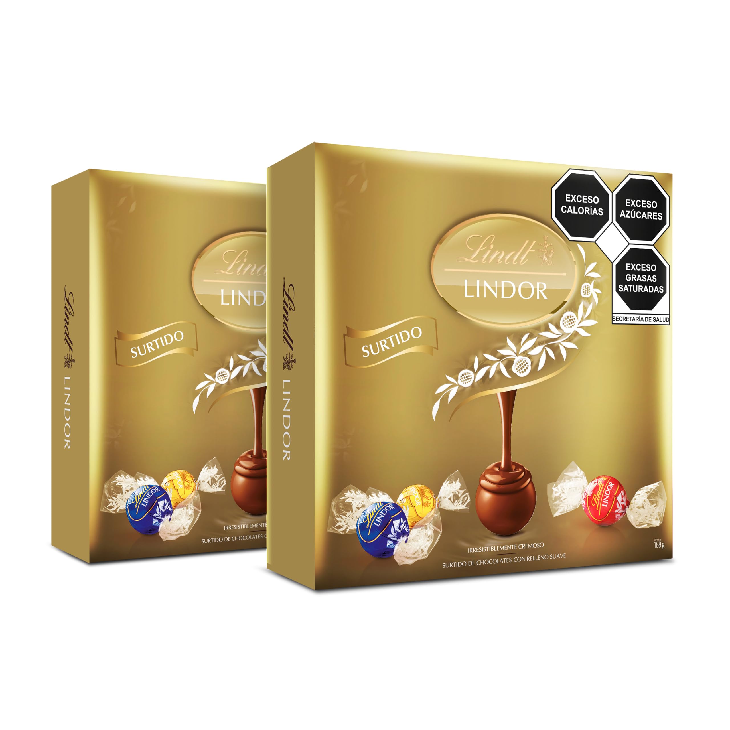 Lindt Chocolate Lindor Caja Surtido 168g - Paquete de 2 : Amazon.com.mx: Alimentos y Bebidas