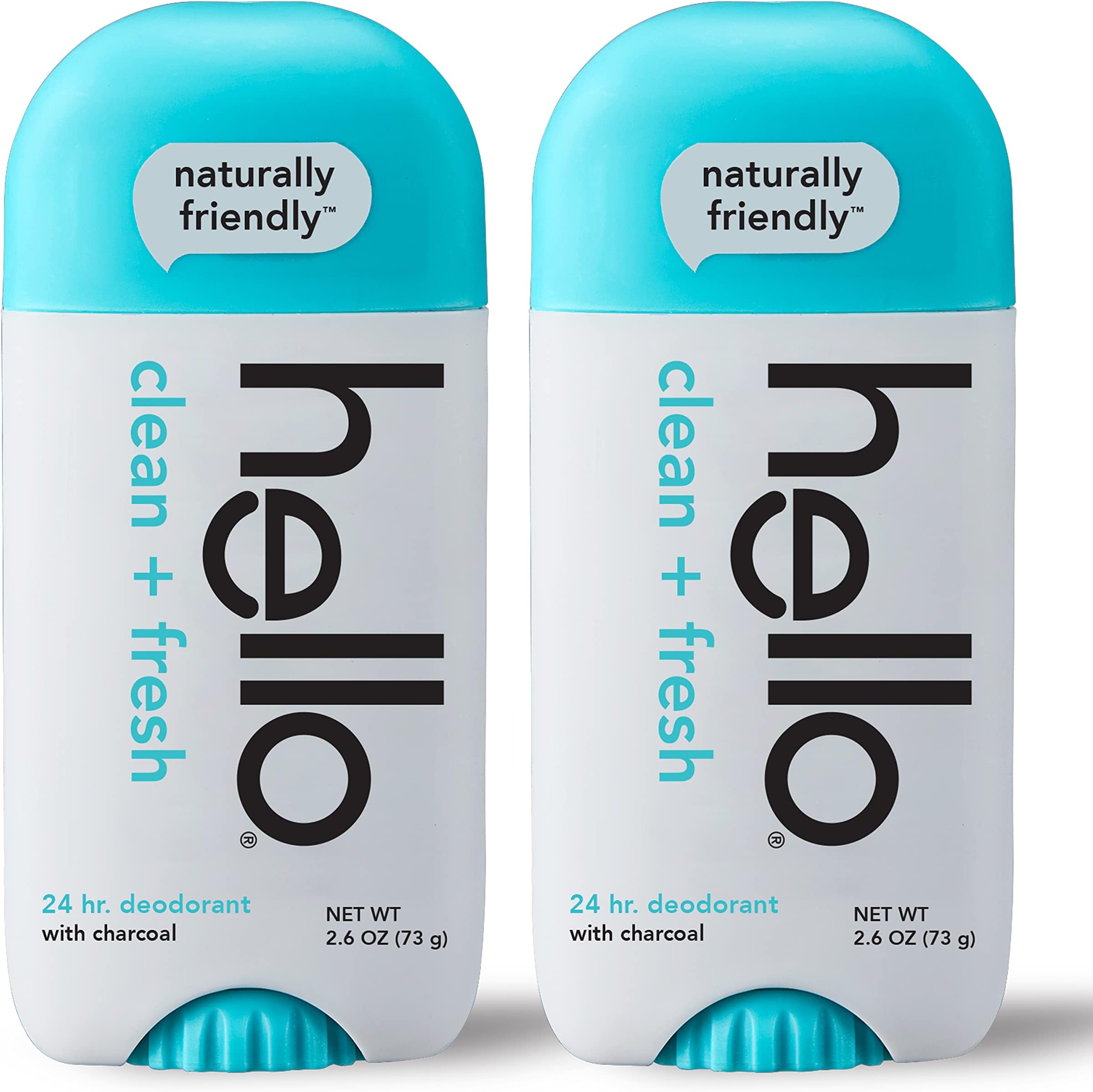 Amazon.com: hello Activated Charcoal Fresh and Clean Deodorant for ...