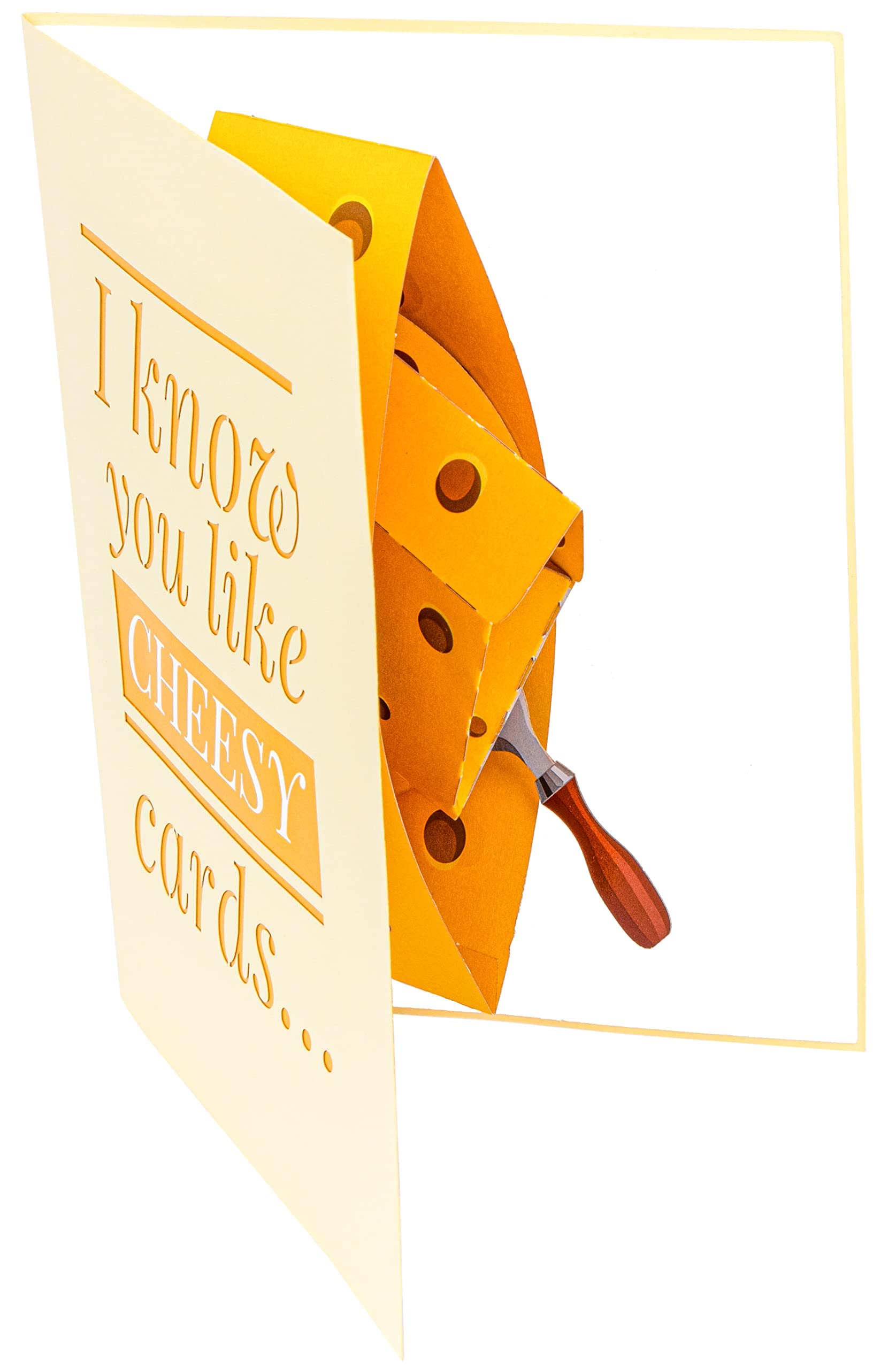 Buy PopLife Cheesy Big Cheese 3D Pop Up Card - Funny Birthday Card, Gag ...