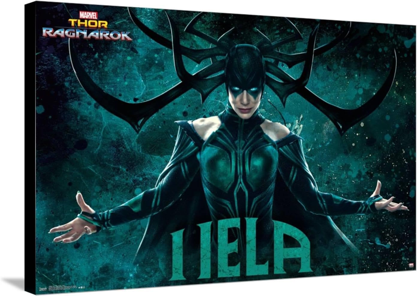 Amazon.com: Trends International Marvel Thor - Ragnarök - Hela Canvas ...