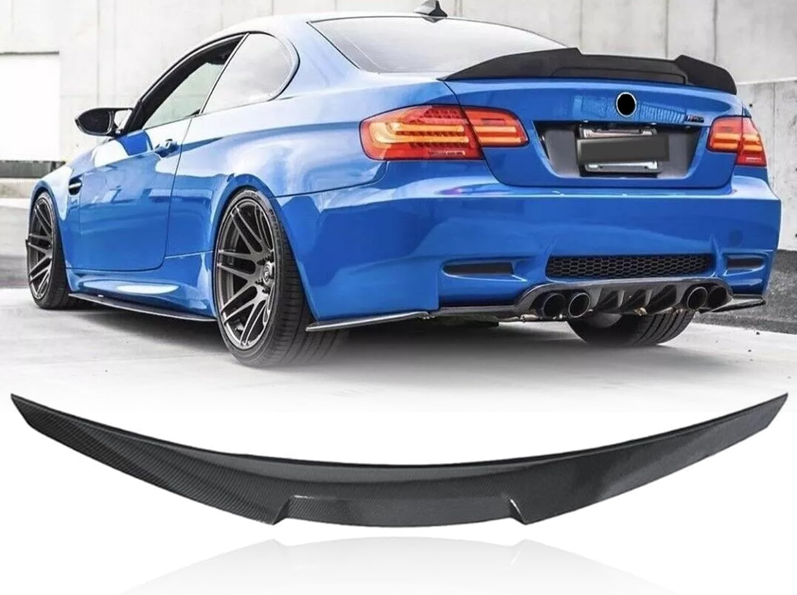 Amazon.com: MATMACRO Rear Spoiler Wing for BMW E92 3 Series Sedan 335i ...