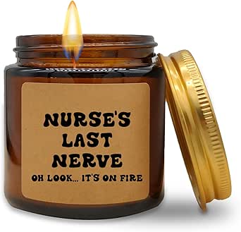 Amazon.com: Lavender Scented Soy Candles - Funny Nurse Gifts for ...