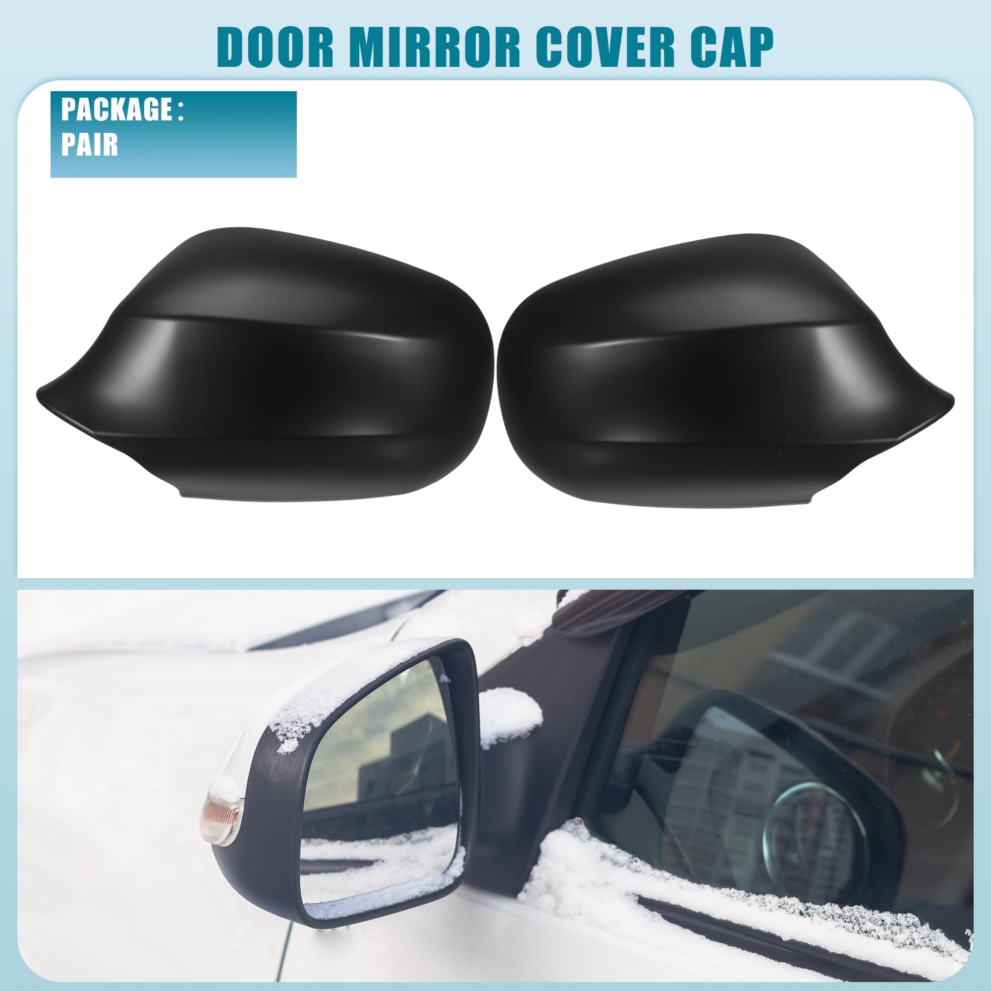 A ABSOPRO Rearview Mirror Cover Cap NO.51167135097/51167135098 Side ...