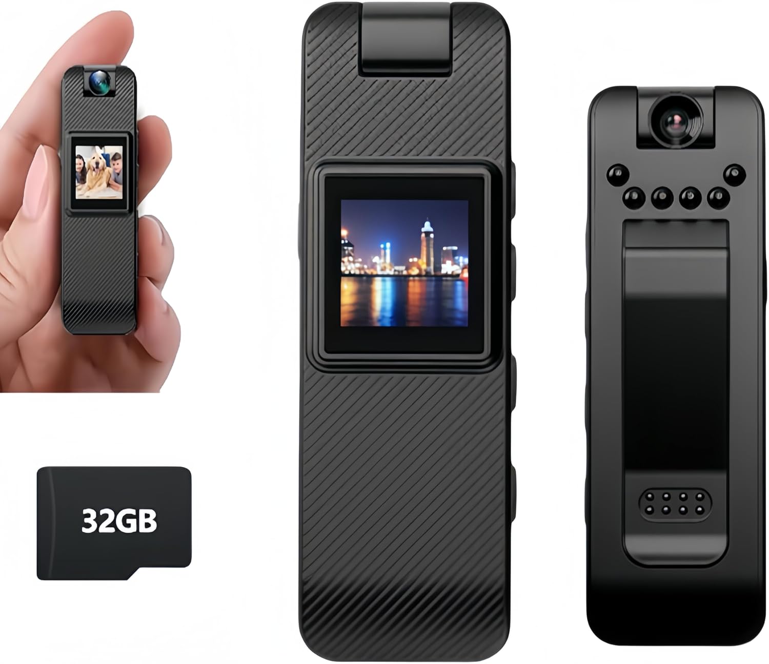 Amazon.com : FIRSTYLE Ultra-Small Action Camera,Portable Mini Camcorder ...