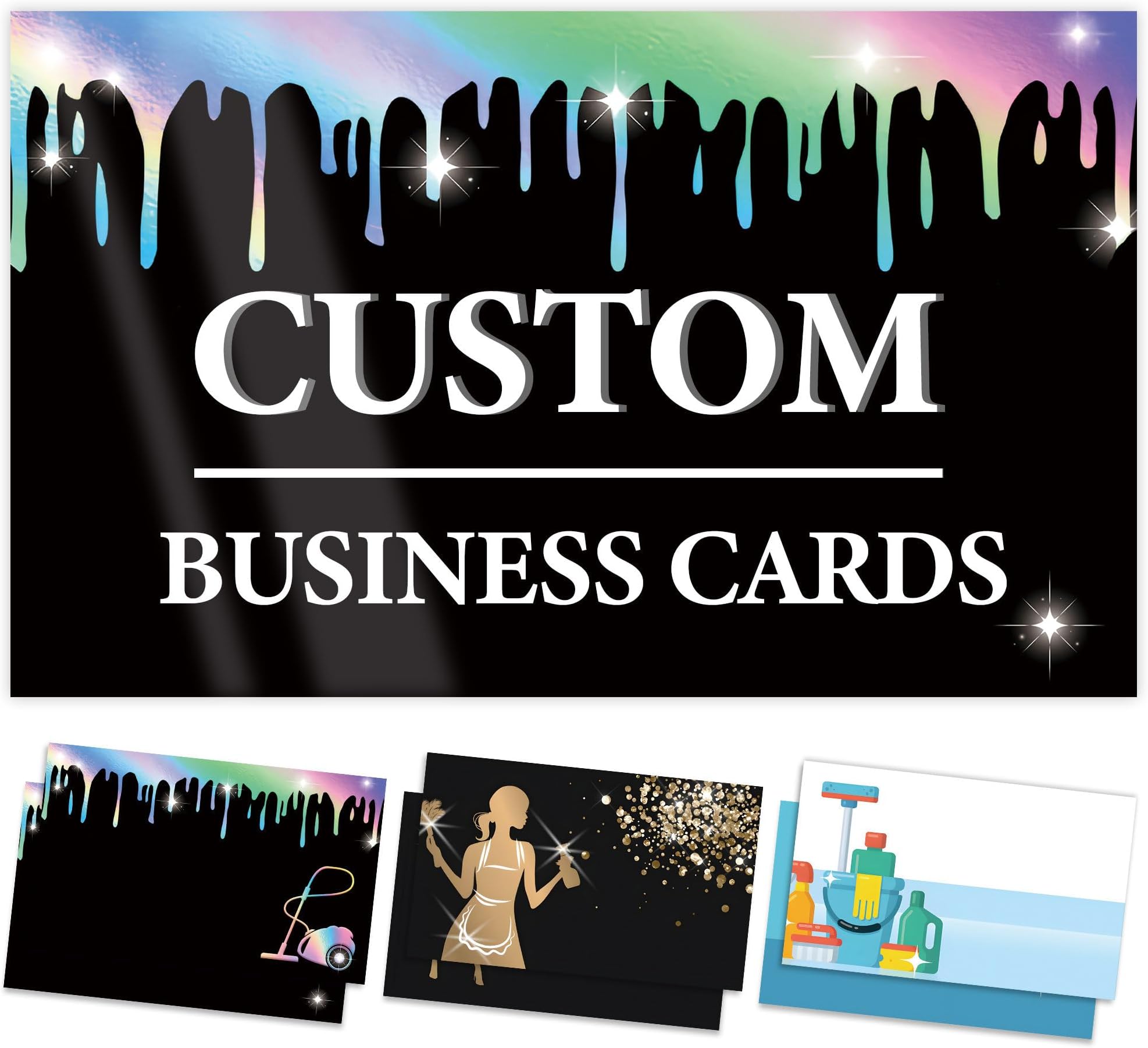 Amazon.com : Custom Business Cards with Your Logo, Business Cards ...