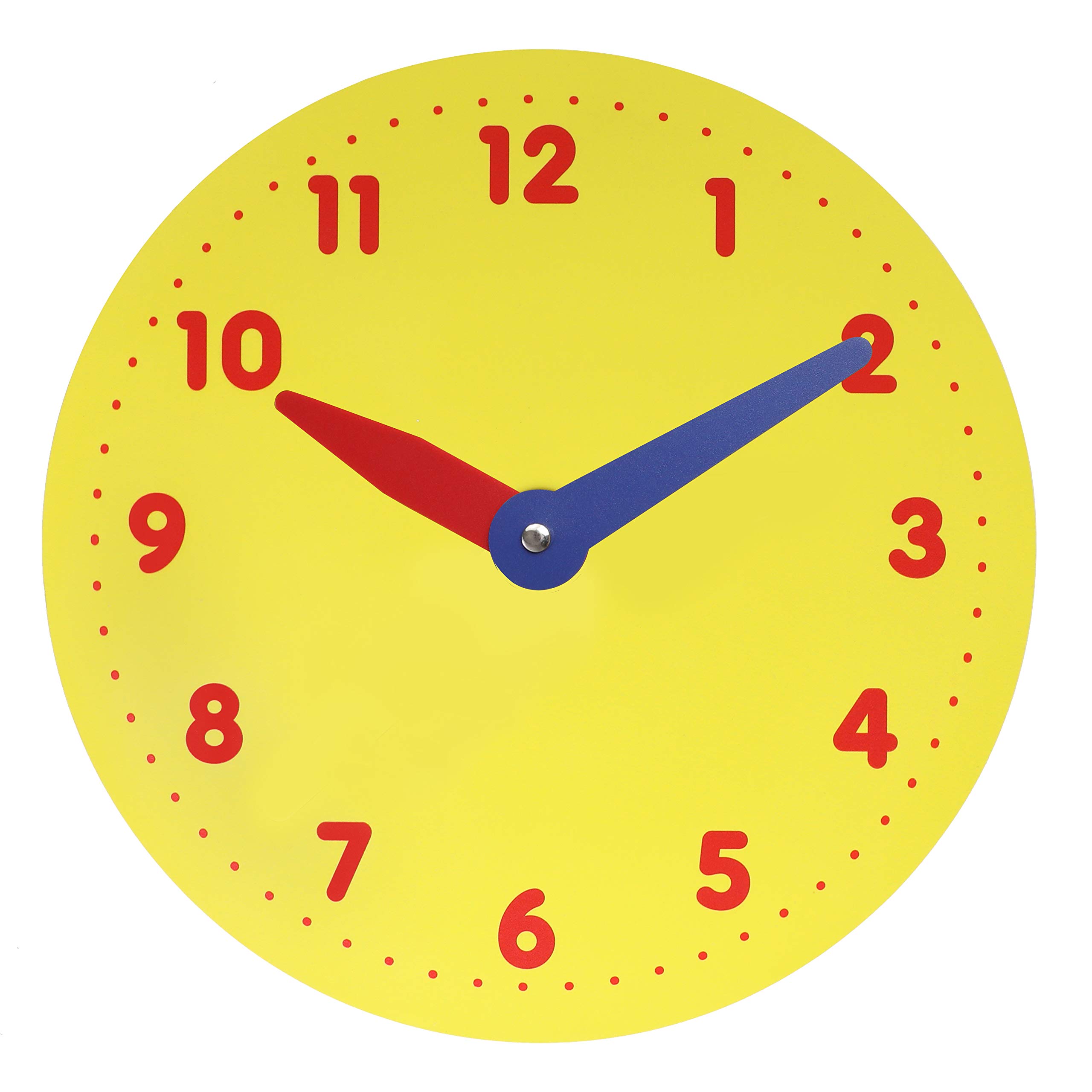 Buy IQ Toys My First Learning Clock - Learn How to Tell Time, 12 inch ...