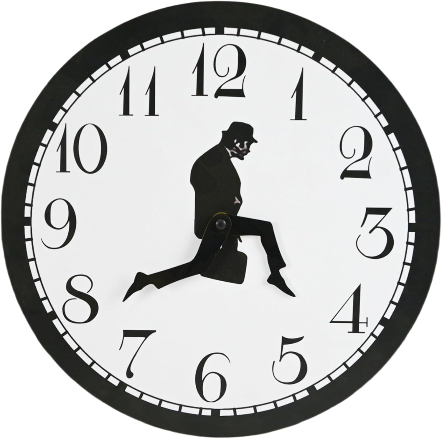 Amazon.com: Sveudvdis Ministry of Silly Silent Walks Clock, 12 inch Non ...