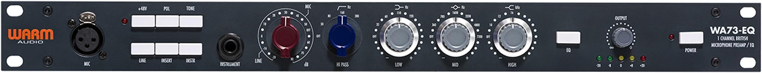 Amazon.com: Warm Audio WA73-EQ 1073 Style Microphone Preamp w/EQ ...