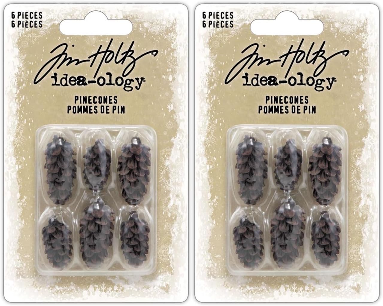 Amazon.com: Tim Holtz Idea-Ology 2023 Christmas Pinecones - Bundle of ...