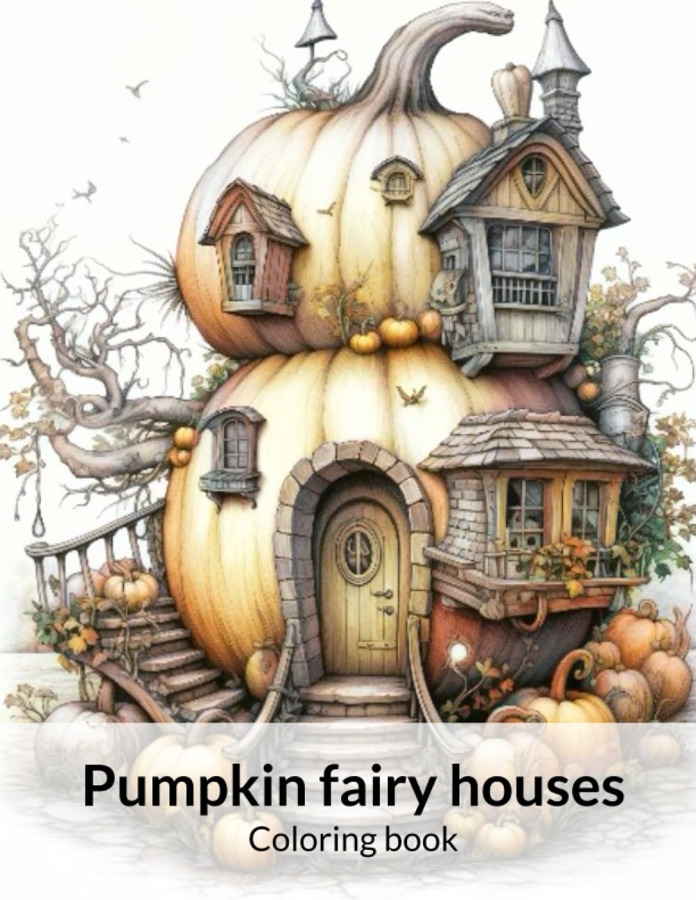 Amazon.com: Pumpkin fairy houses coloring book (The Fairy Collection ...