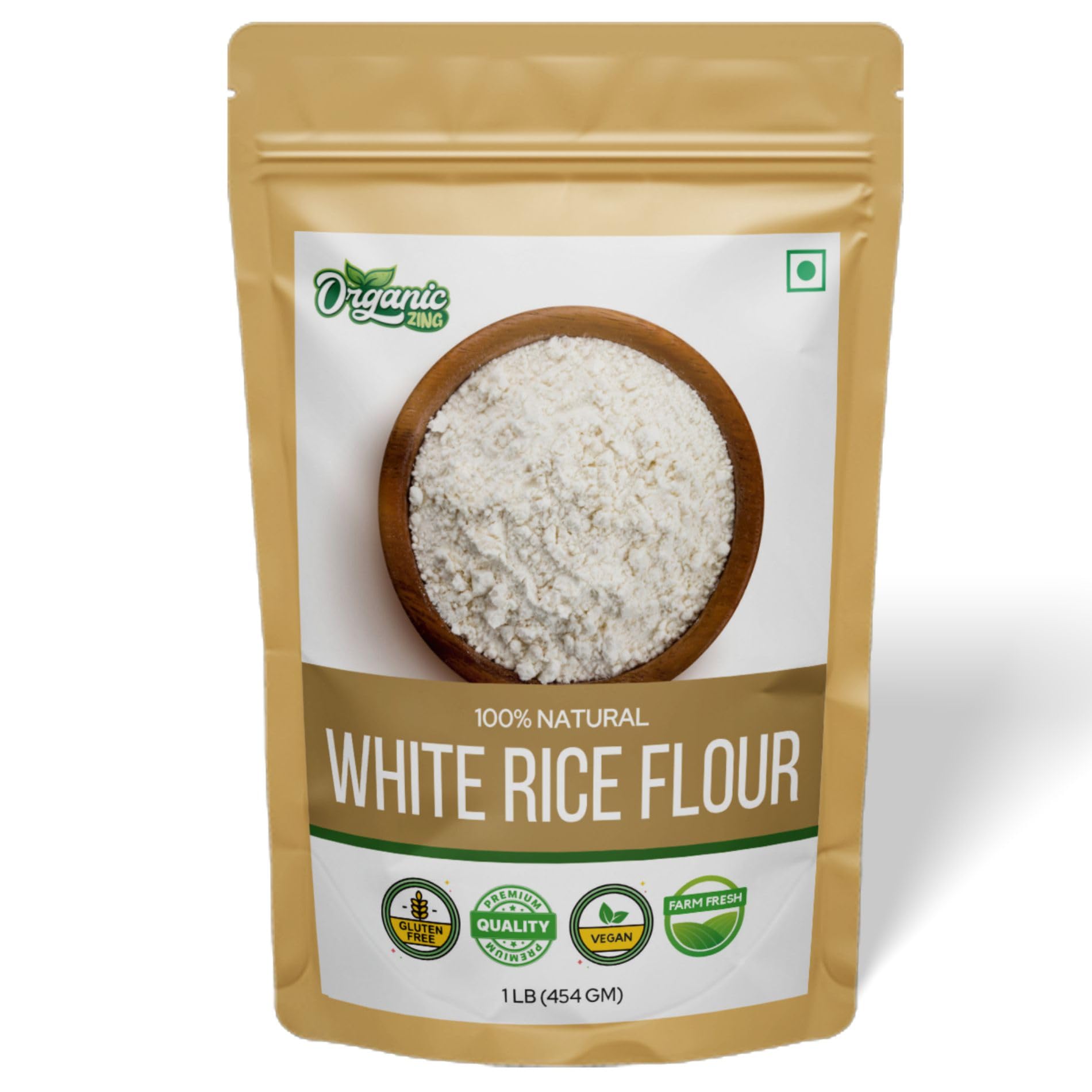 Amazon.com : Organic Zing White Rice Flour | Gluten-free White Rice ...