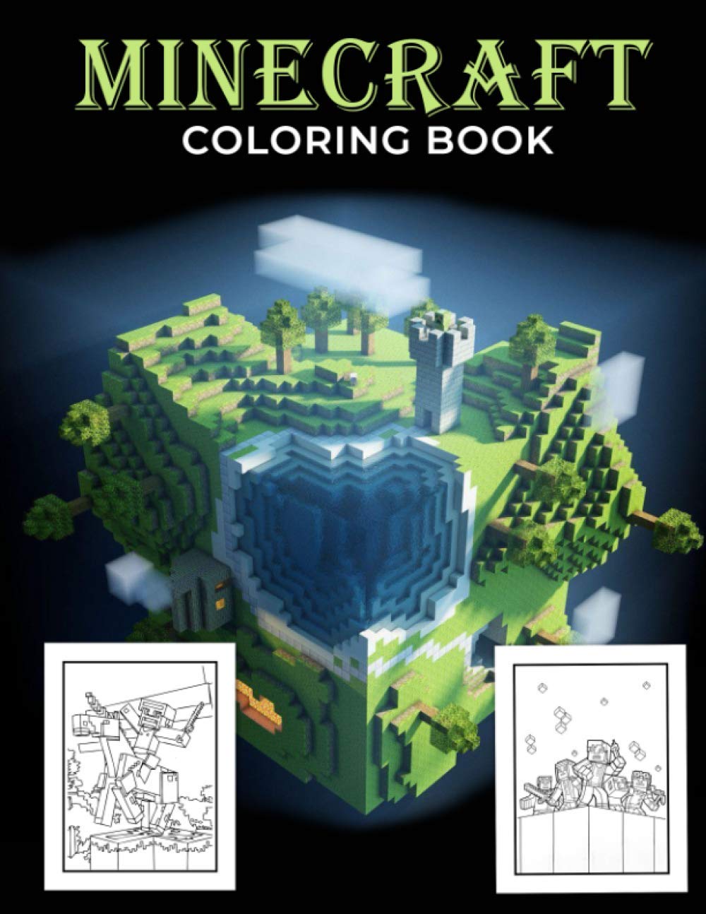 Minecraft Coloring Book A Fantastic Collection Of Minecraft Designs In ...