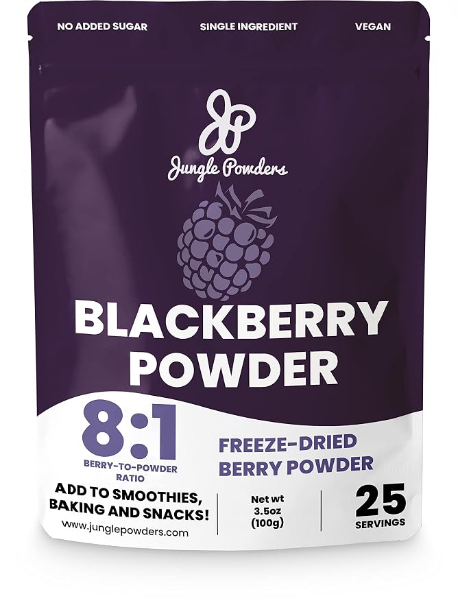 Amazon.com: Jungle Powders Blackberry Powder 3.5 Ounce Bag Freeze Dried ...