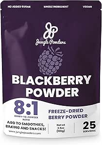 Amazon.com: Jungle Powders Blackberry Powder 3.5 Ounce Bag Freeze Dried ...