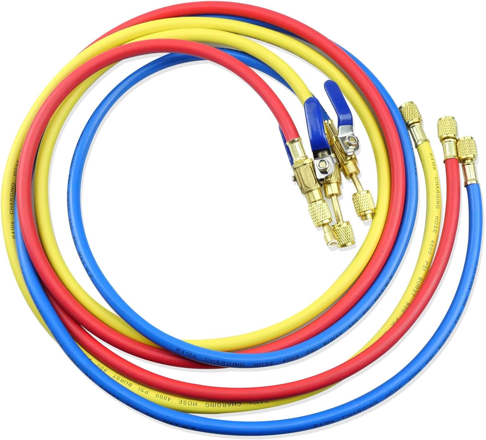 3Pack 29986 Plus II 1/4" Hose with Compact Ball Valve 72" Fit for R ...