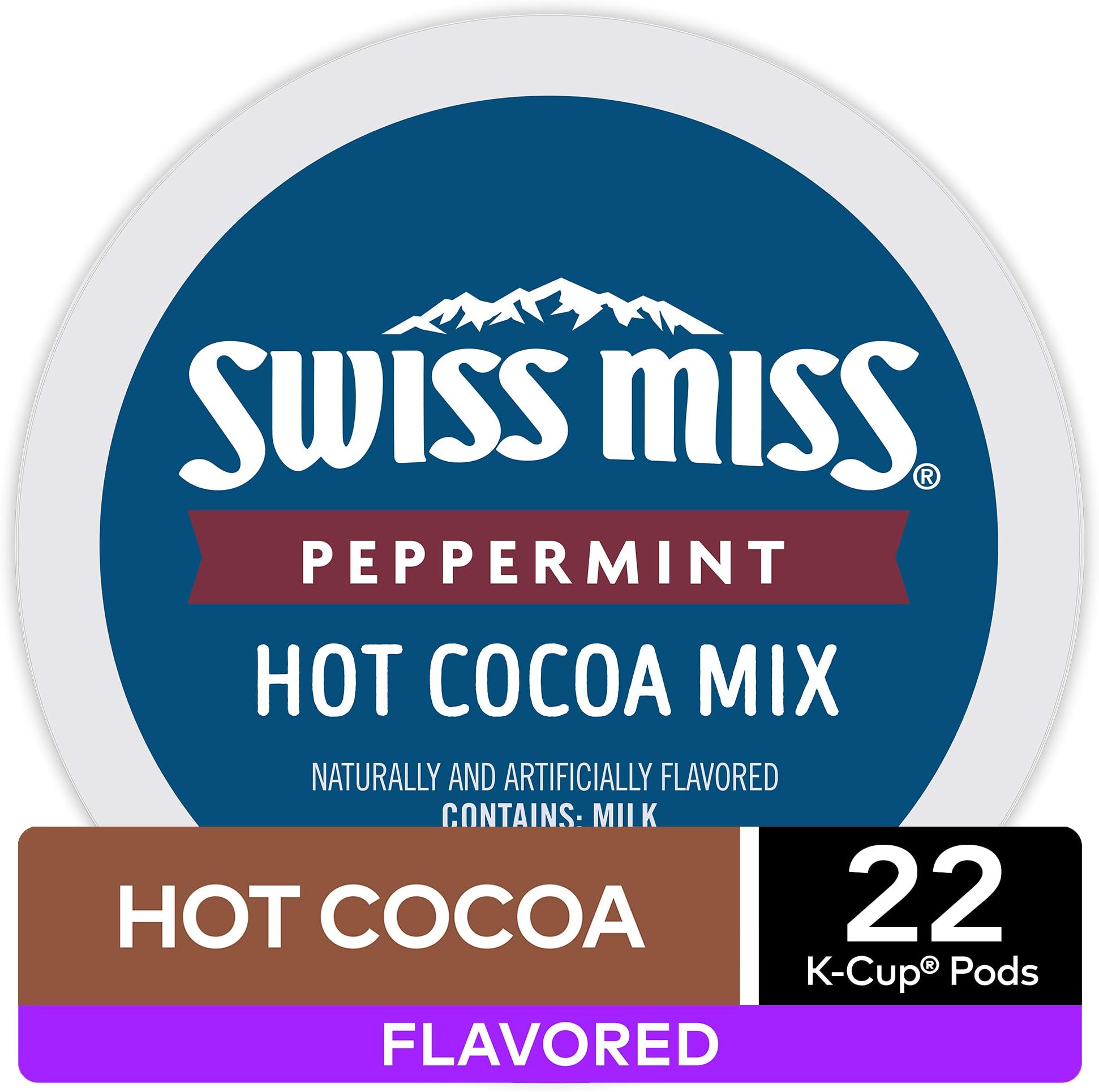 Amazon.com : Swiss Miss Peppermint Chocolate Hot Cocoa 16 Count ...