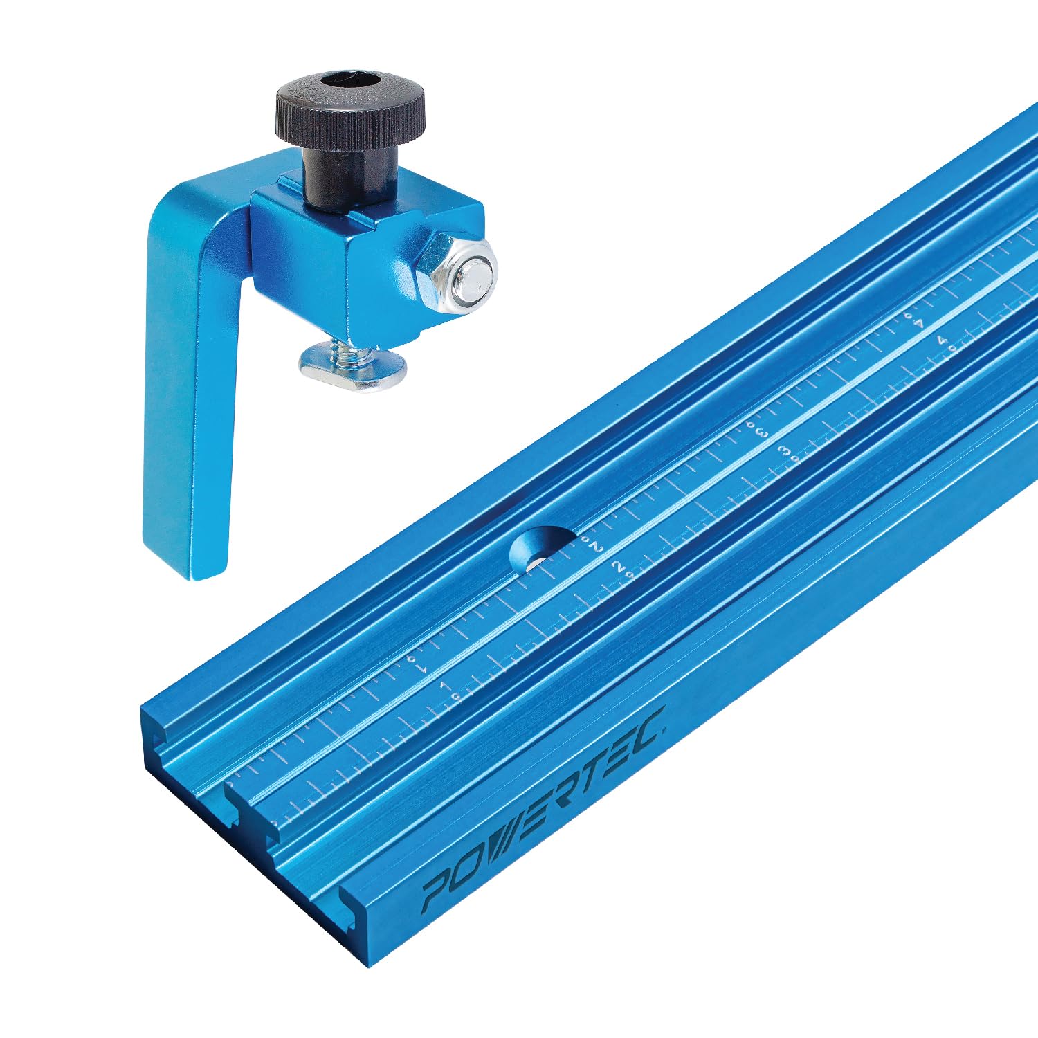 Snapklik.com : POWERTEC 71947 36" Double-Cut Profile Universal T-track