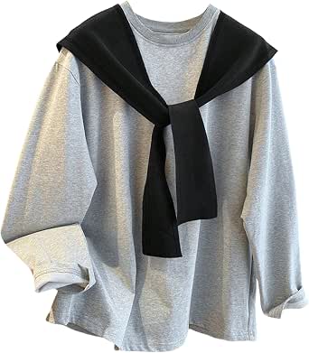 Amazon.com: OYOANGLE Women's Colorblock Hooded Sweatshirt Oversized ...