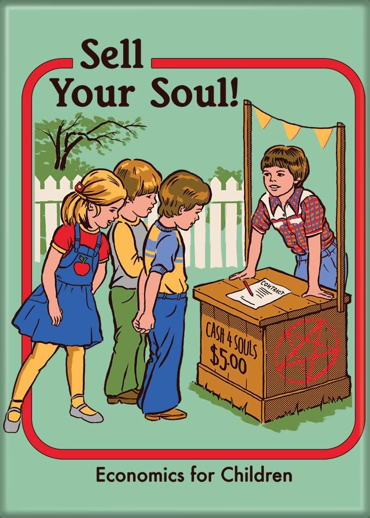 Amazon.com: Ata-Boy Steven Rhodes Sell Your Soul 2.5" X 3.5" Magnets ...