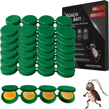 Amazon.com : 48 Pack Cockroach Gel Bait, Highly Effective Roach Killer ...