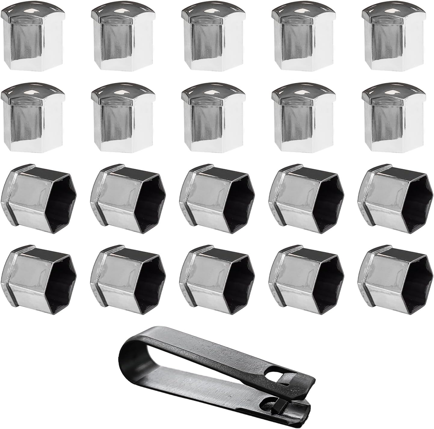 Amazon.com: 20PCS Wheel Nut Covers Bolt Caps, 19mm/0.75" Vinyl Lug Bolt ...