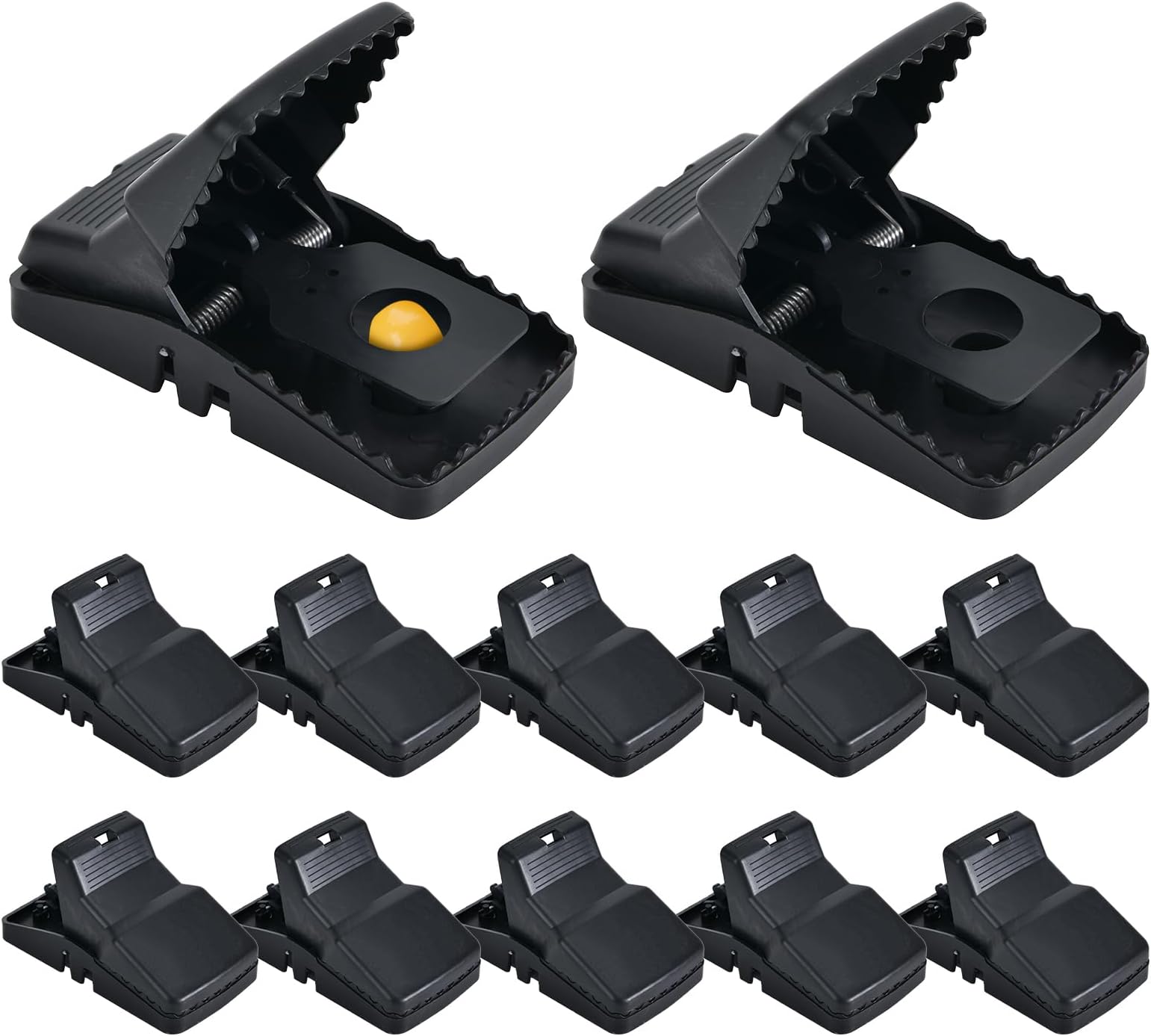 WHEELIO Mouse Trap, 12 Pack Reusable Mouse Traps for Indoors and ...