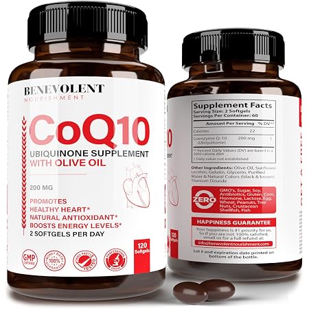 Amazon.com: NATURE TARGET CoQ10-200mg-Softgels + PQQ with Organic-Olive ...