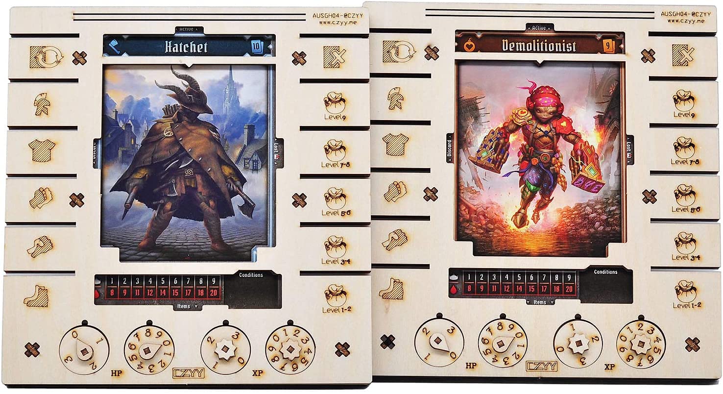 Buy Viipha JOTL Player Character Dashboard with HP & XP Dial Trackers ...