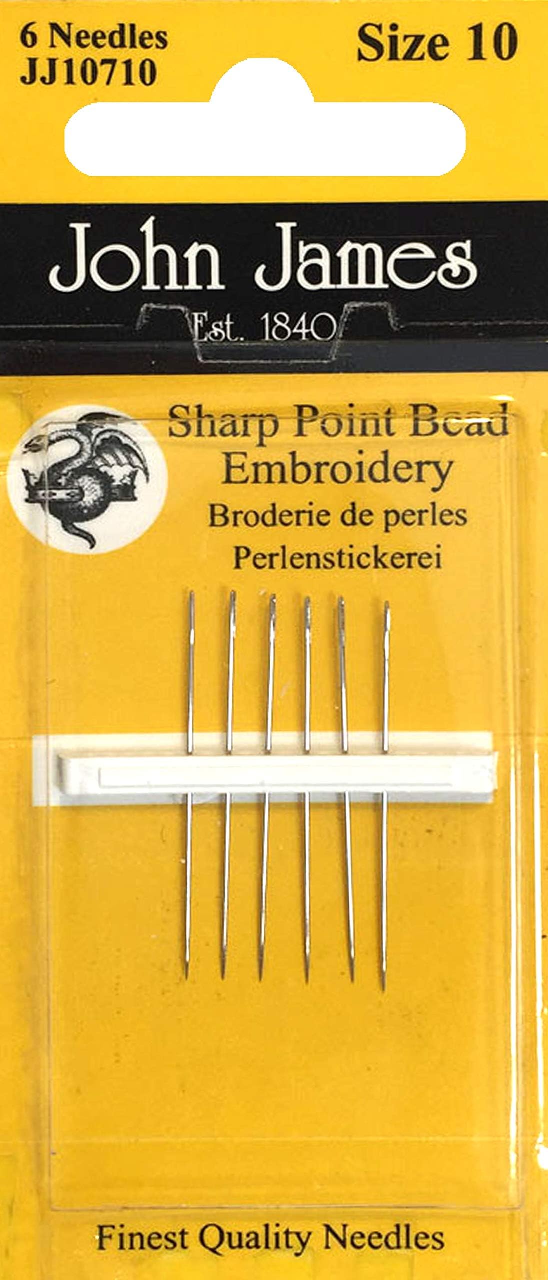 Amazon.com: Colonial Needle John James Embroidery Hand Needles Size 8 ...