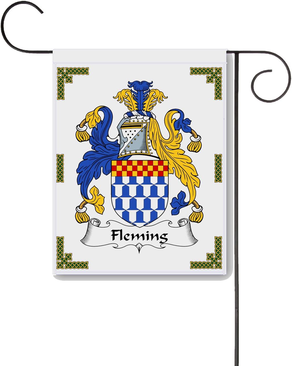 Amazon.com : Fleming Coat of Arms/Fleming Family Crest 11 X 15 Garden ...