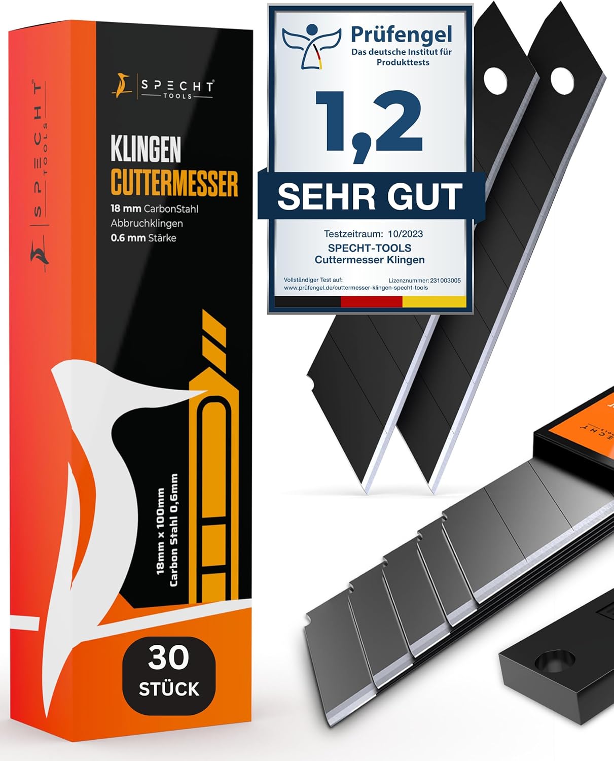 Cuttermesser Klingen 18mm Trockenbau Werkzeug Cutter-Klingen ...