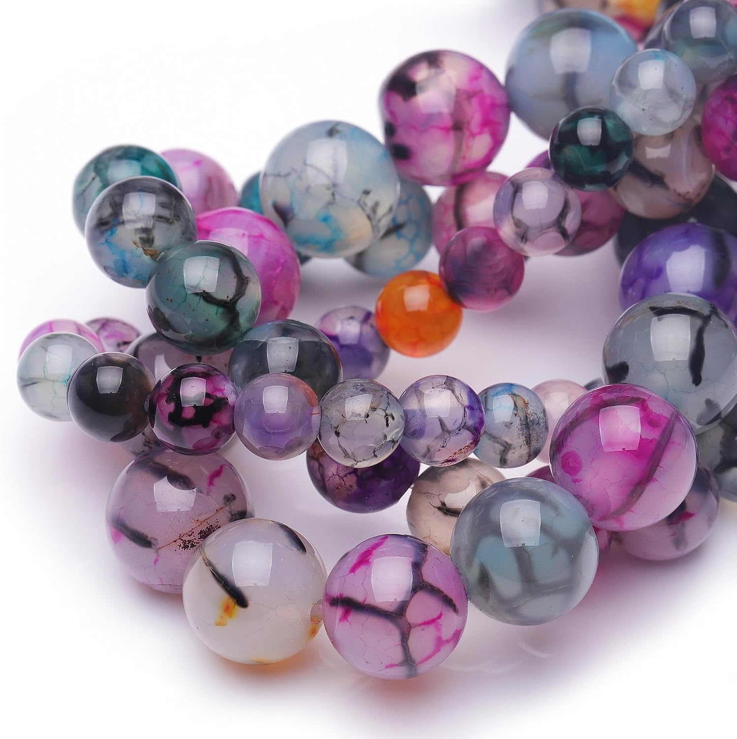 Amazon.com: Chicager 10mm Natural Stone Beads for Jewelry Making,Mixed ...