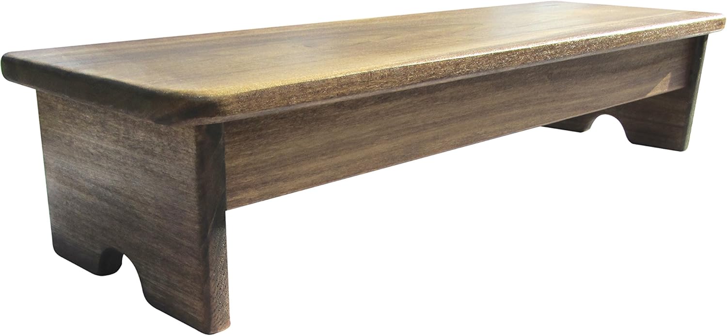 Amazon.com: Bedside Foot Stool 6" Tall (Made in The USA) (Maple Stain ...