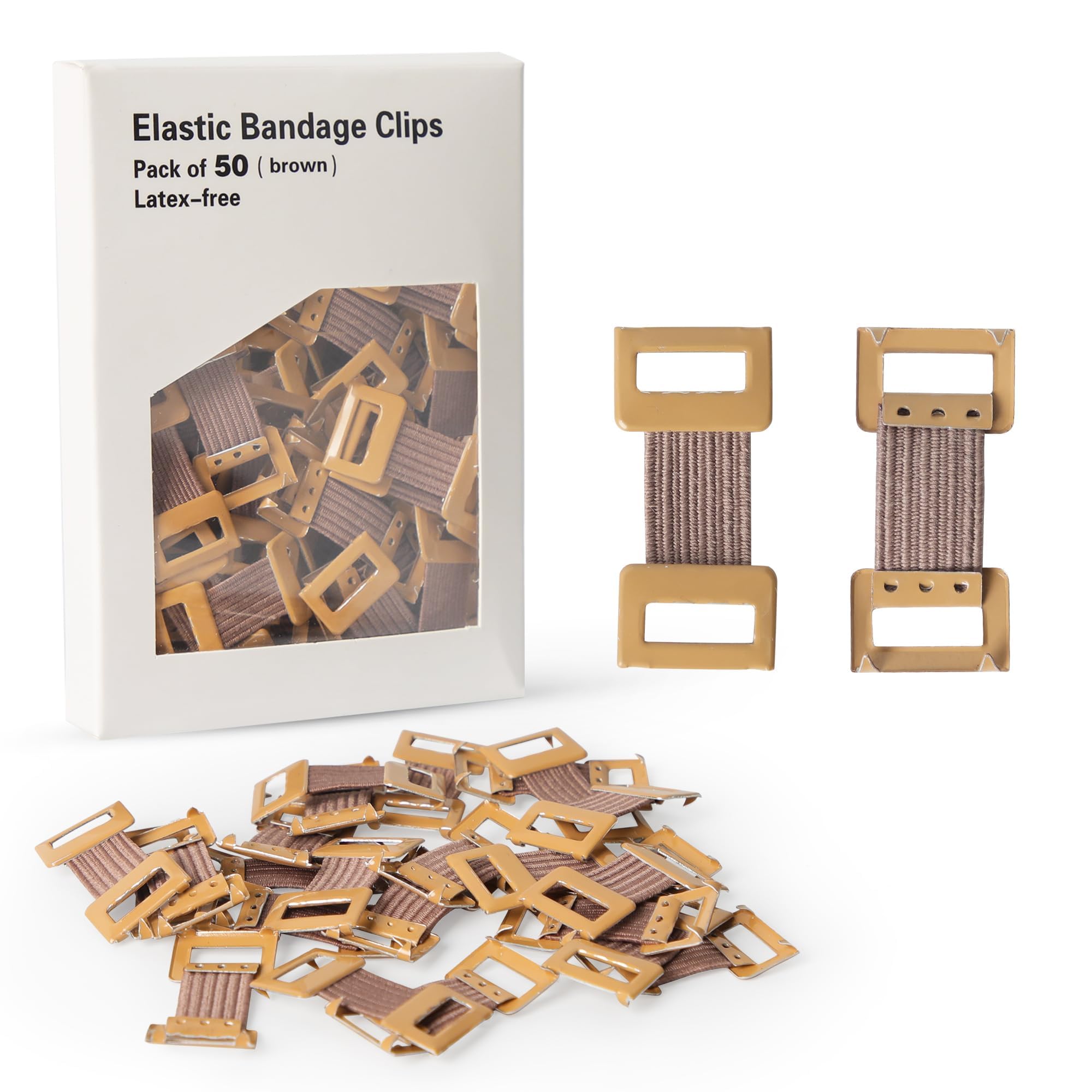 Amazon.com: ORIENTOOLS 50-Pack Elastic Bandage Clips, Stretch Bandage ...