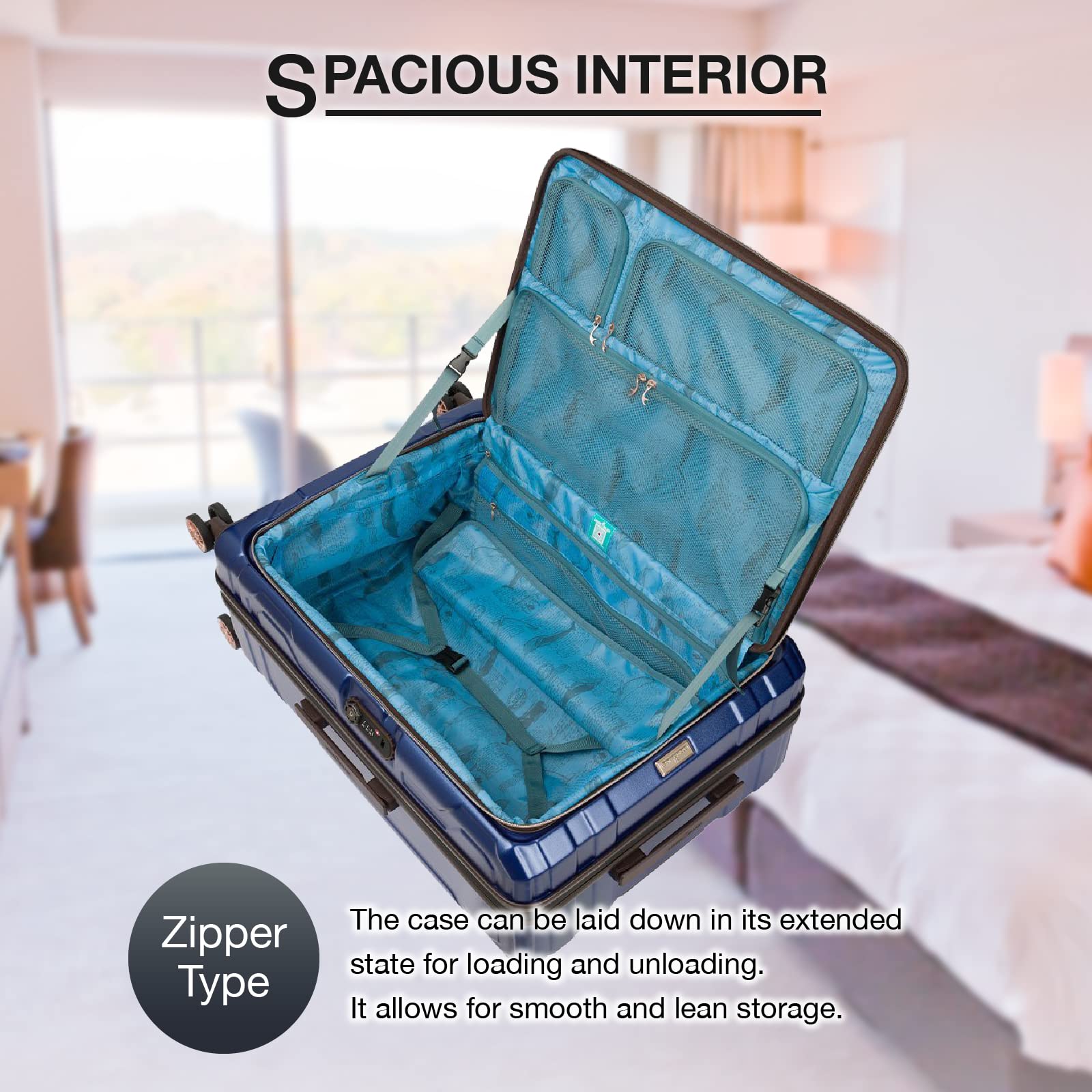 LEGEND WALKER POWERFUL-EXTENSION Suitcase, Vertical Opening, Internal ...