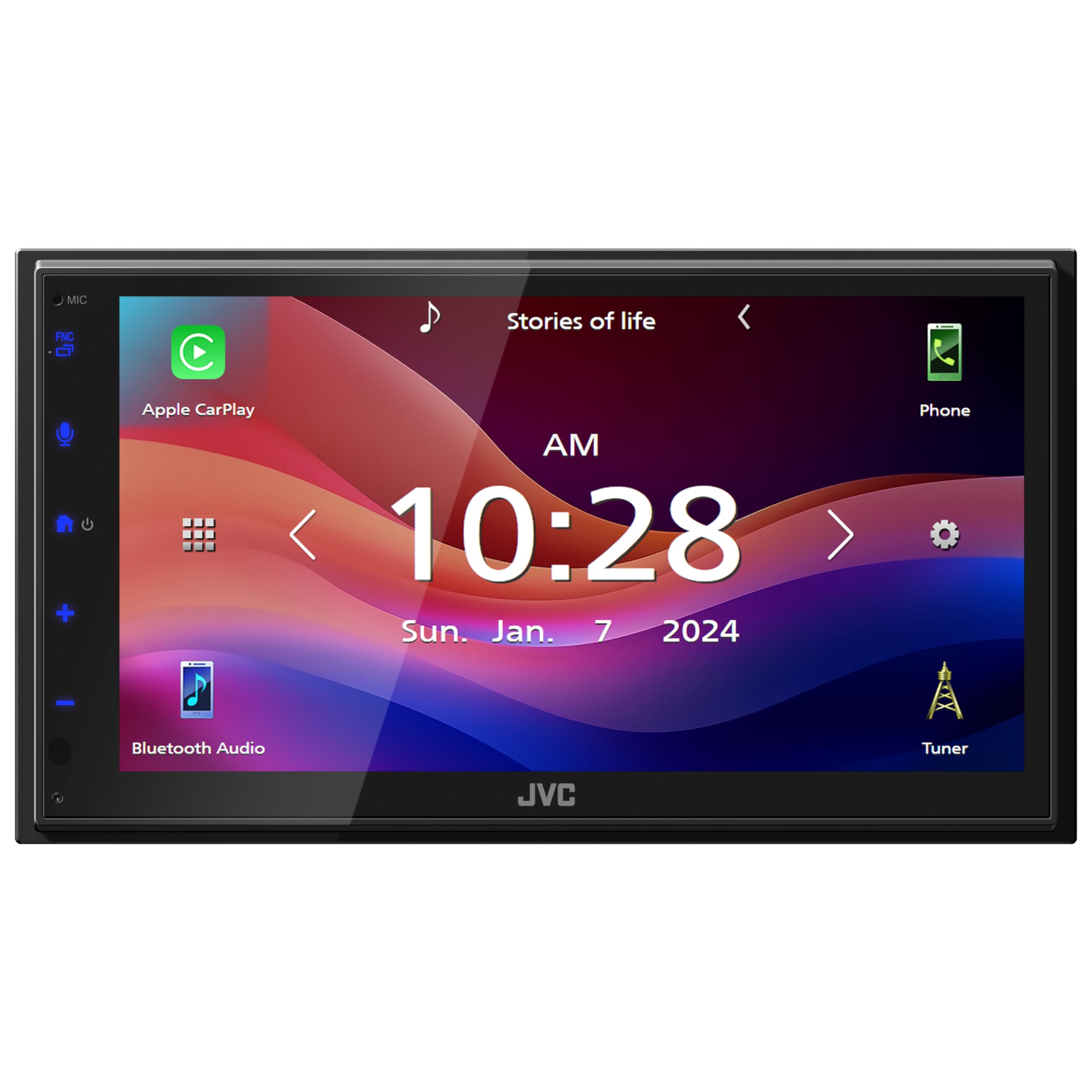 Amazon.com: JVC KW-M595BT Digital Car Stereo (50W x 6-Ch), Apple ...