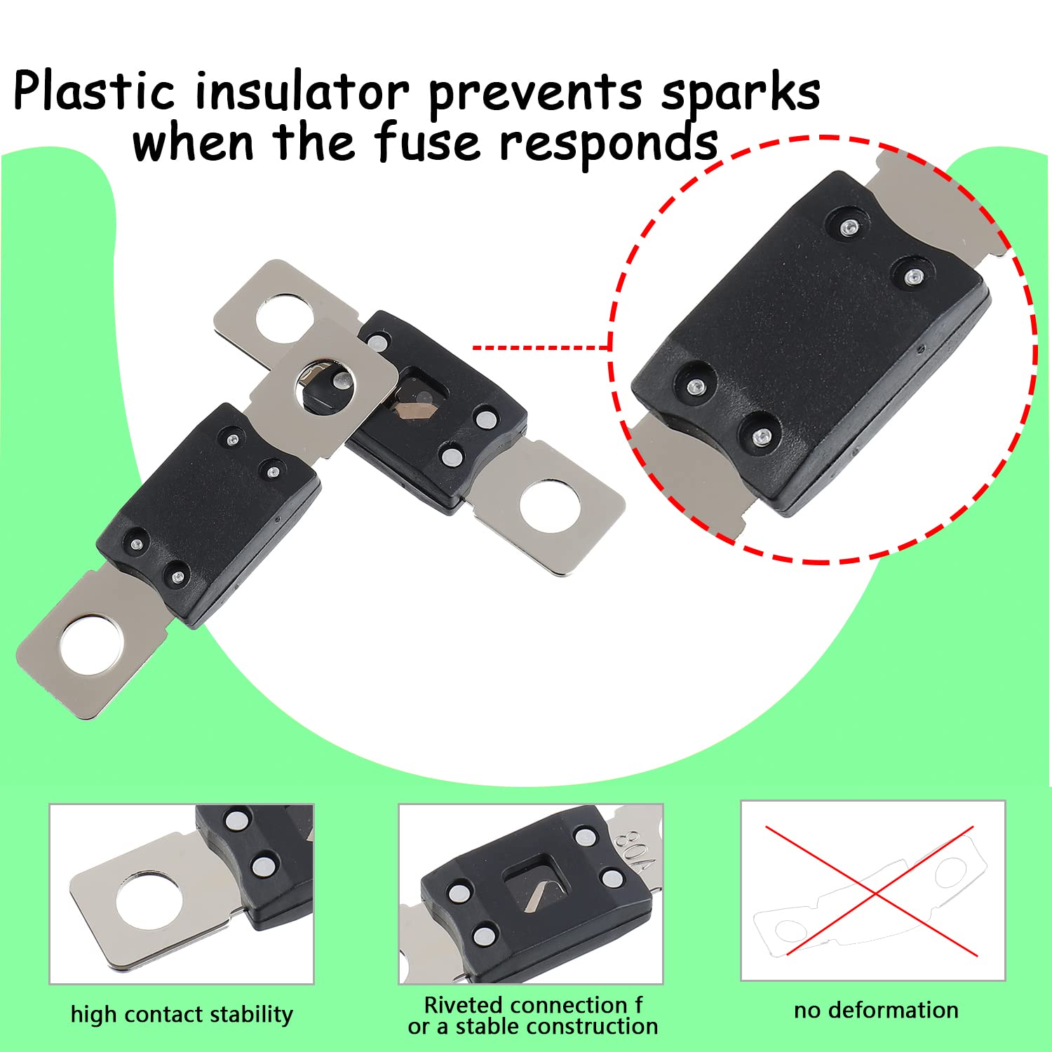 Snapklik.com : SIGANDG 150A MEGA High Current Fuse - 150 Amp Bolt-on ...