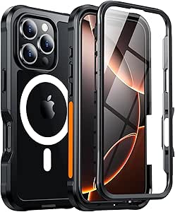 Amazon.com: Red2Fire Designed for iPhone 16 Pro Max Case,[Built-in 9H Tempered Glass Screen ...