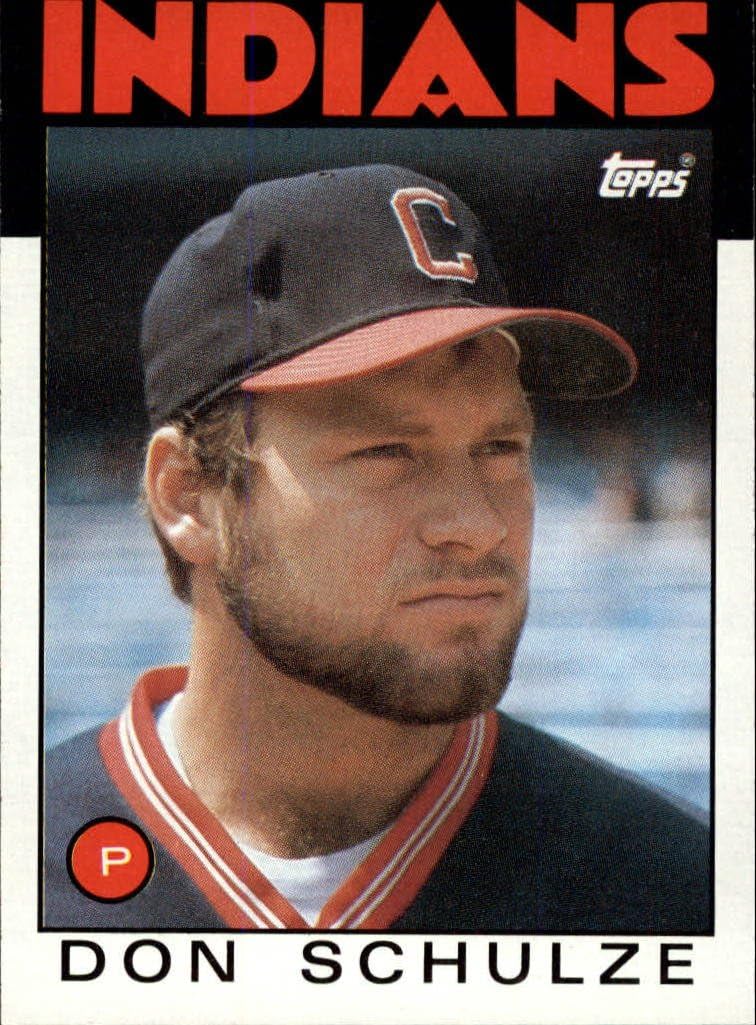 Amazon.com: 1986 Topps Baseball Card #542 Don Schulze : Collectibles ...