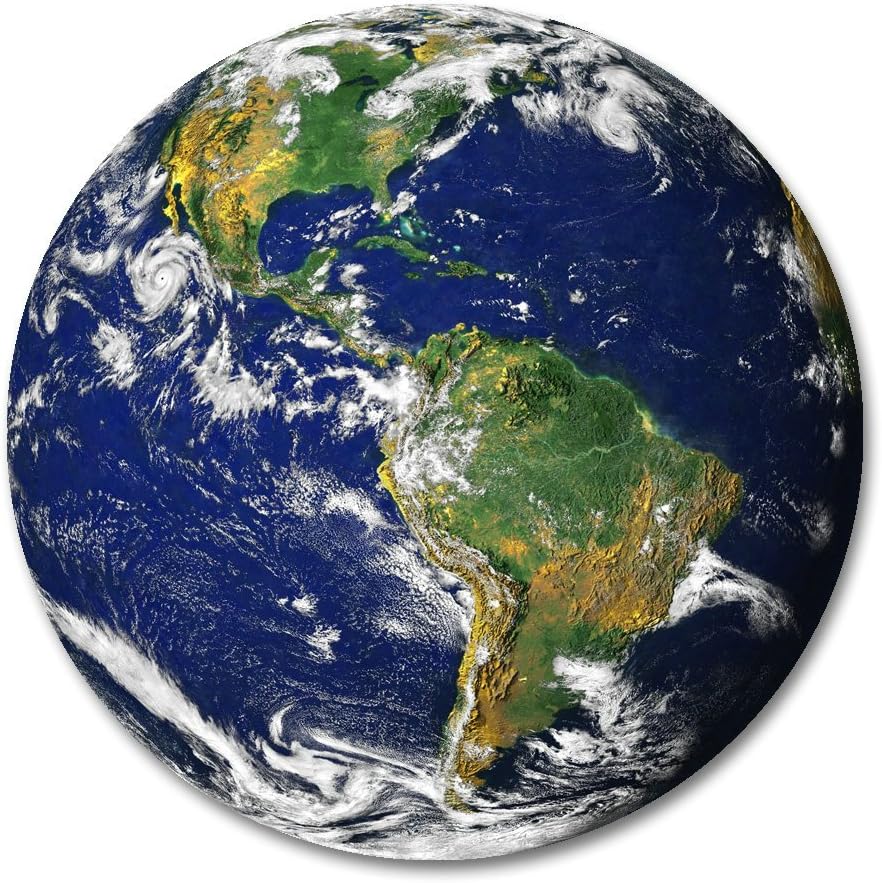 Amazon.com: Earth Customized Round Mouse Pad 7.8"X7.8" inch : Office ...