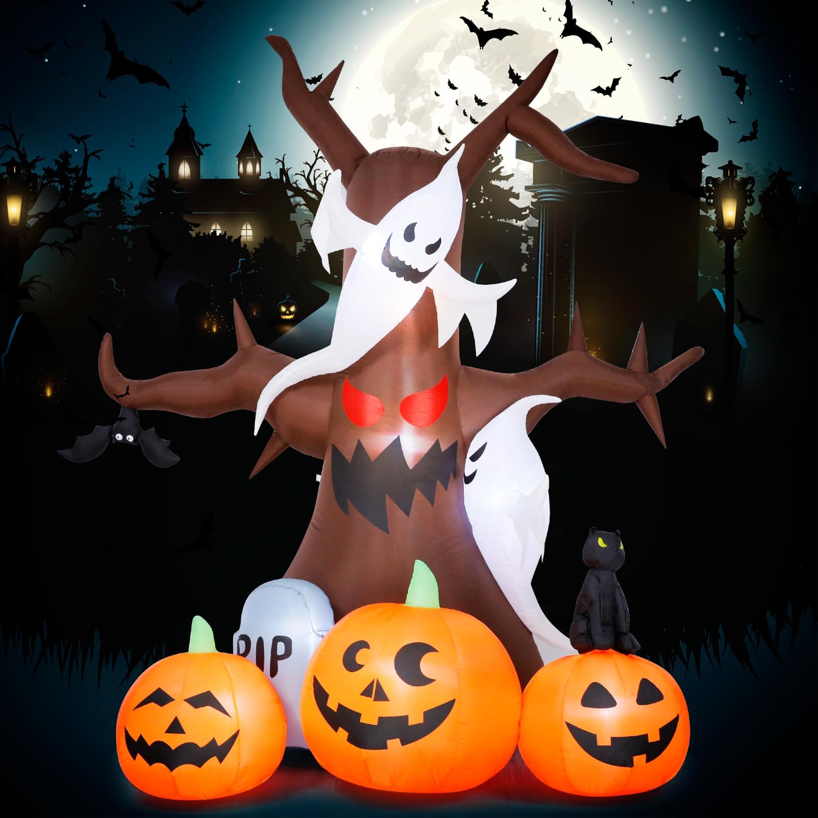 Amazon.com: 6FT Halloween Inflatables Outdoor Decorations Halloween ...