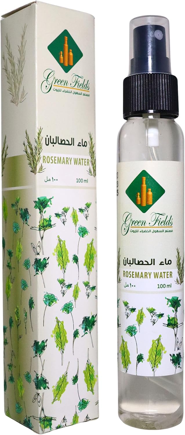 Green Fields Rosemary Hydrosol Spray 100ml – 100% Pure Steam Distilled ...