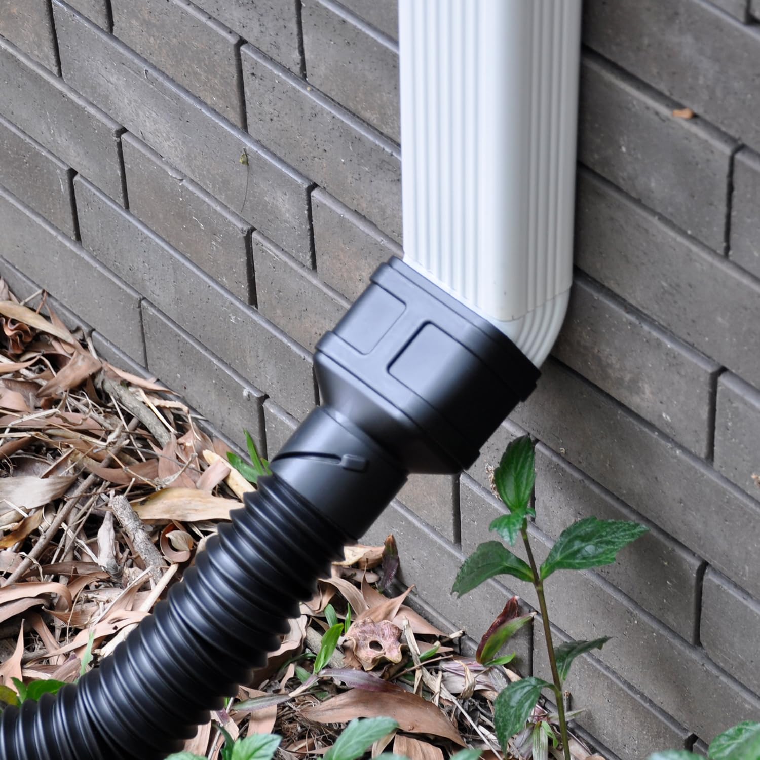 Snapklik.com : 16.5ft Long Downspout Extender, 3.1" OD Gutter Downspout ...