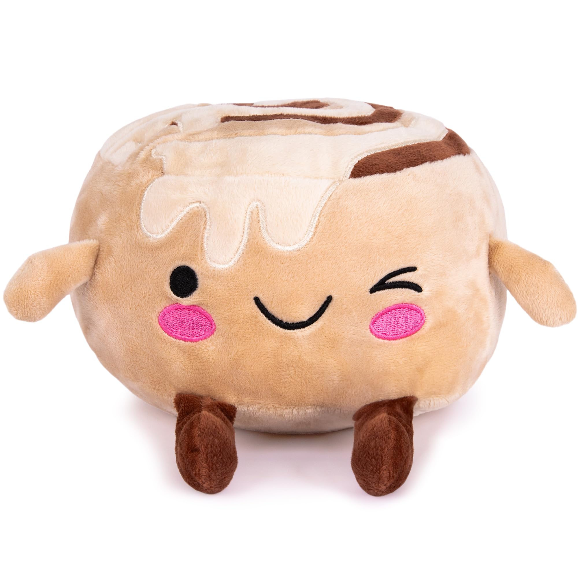 Amazon.com: ArtCreativity Kawaii Cinnamon Roll Stuffed Animal - 1 PC ...