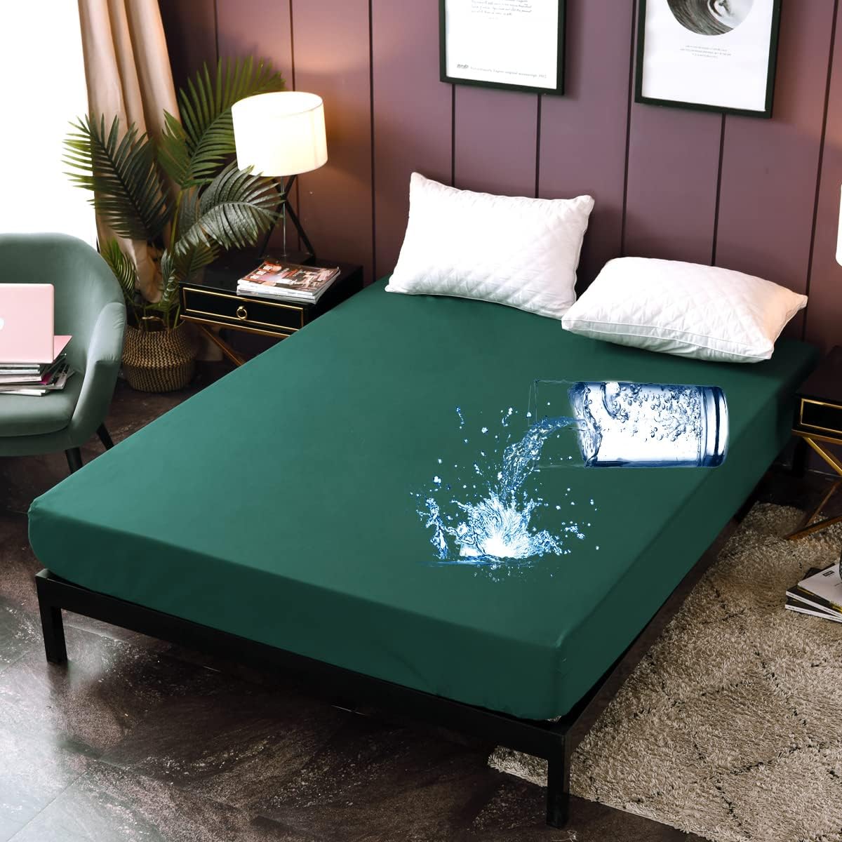 Amazon.com: Cot 30" x 75" Size Terry 100% Cotton Waterproof Mattress ...