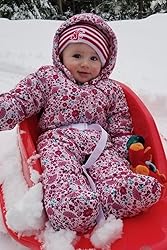 Amazon.com : Flexible Flyer Baby Pull Sled. Toddler Boggan. Sleigh for ...